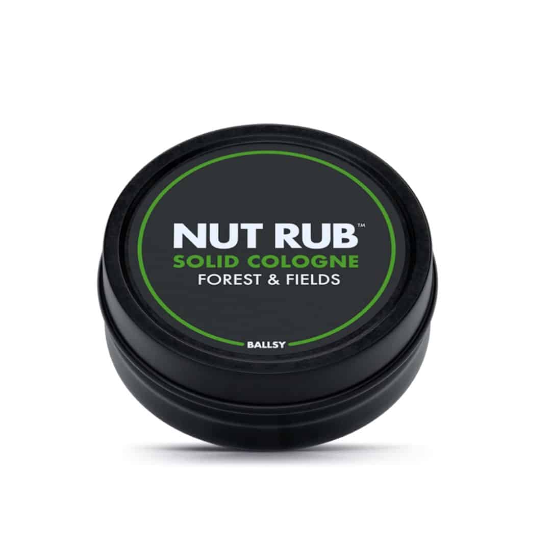 Ballsy Nut Rub Solid Cologne Forest & Fields – The Modern Gentleman